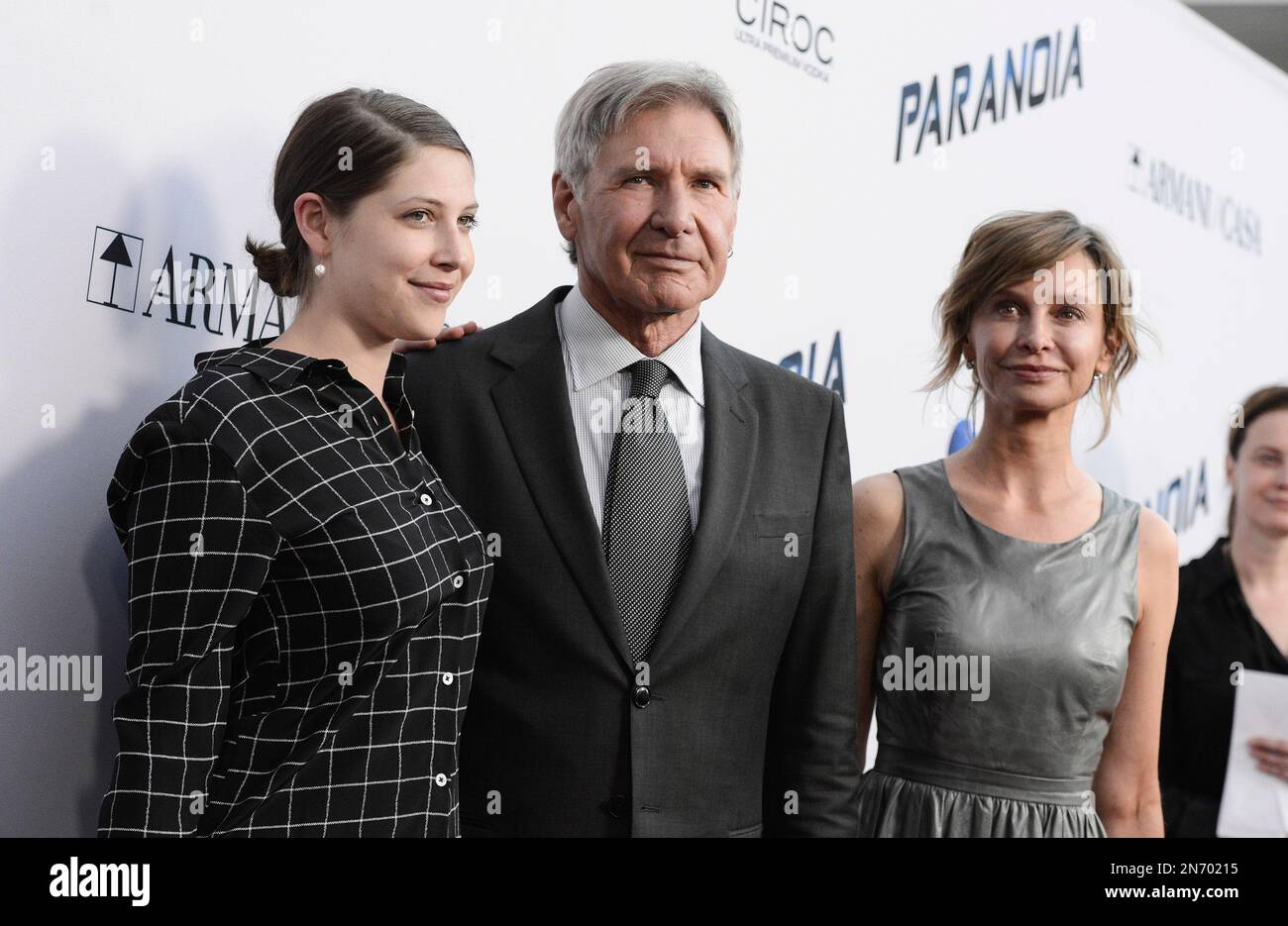 Actress Georgia Ford, Actor Harrison Ford and actress Calista Flockhart ...