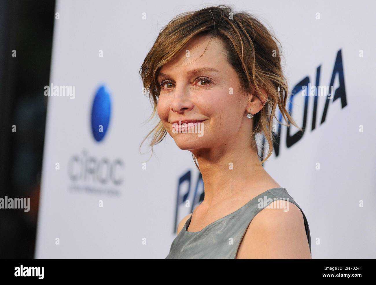 Actress Calista Flockhart arrives at the US premiere of "Paranoia" at ...