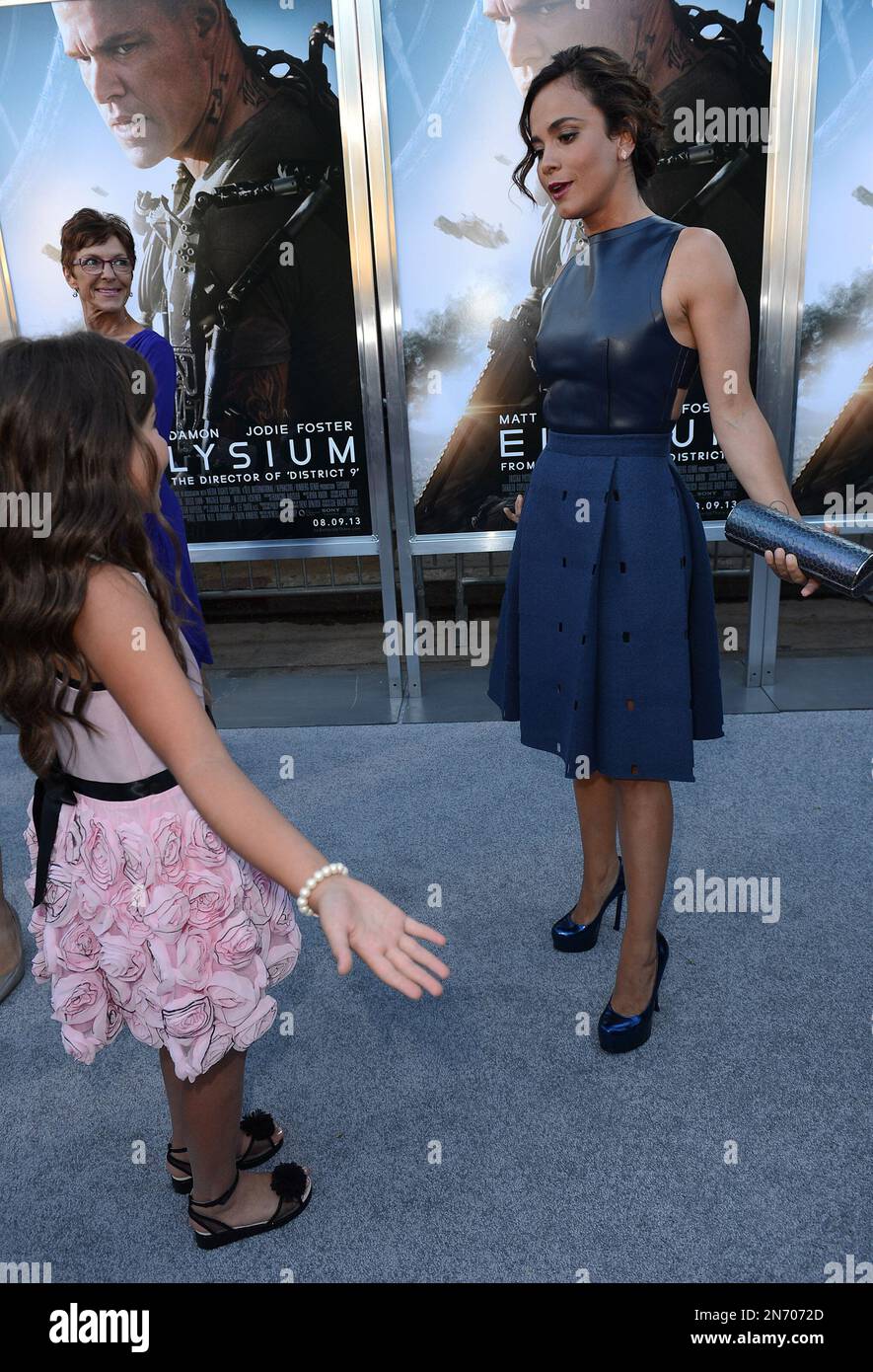 Actors Emma Tremblay, left, and Alice Braga arrive at the world ...