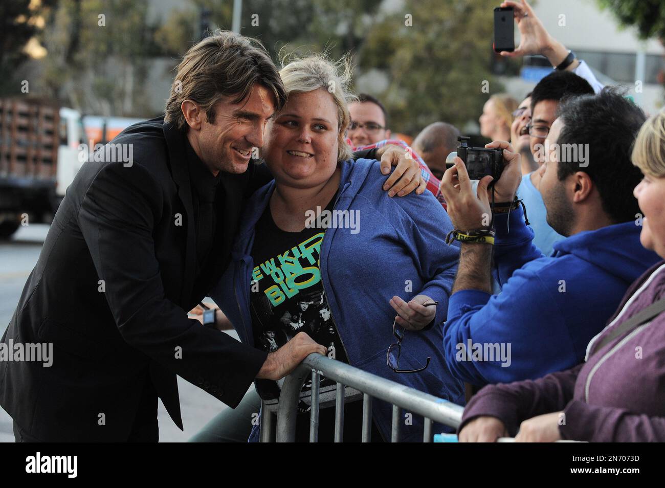 Sharlto Copley arrives at the world premiere of "Elysium" at the ...