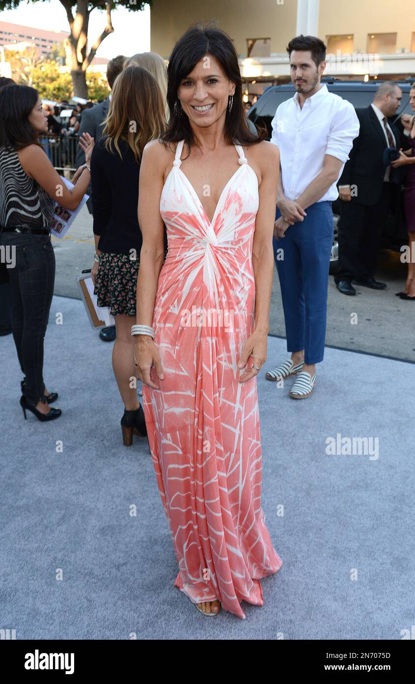 Perrey Reeves arrives at the world premiere of "Elysium" at the Regency ...