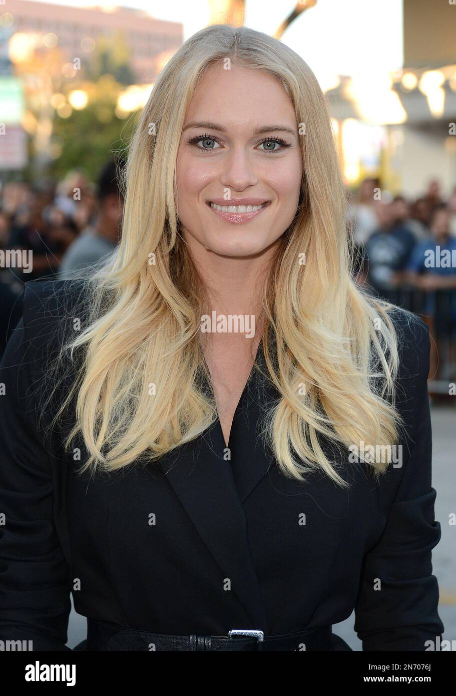 Actress Leven Rambin arrives at the world premiere of "Elysium" at the ...