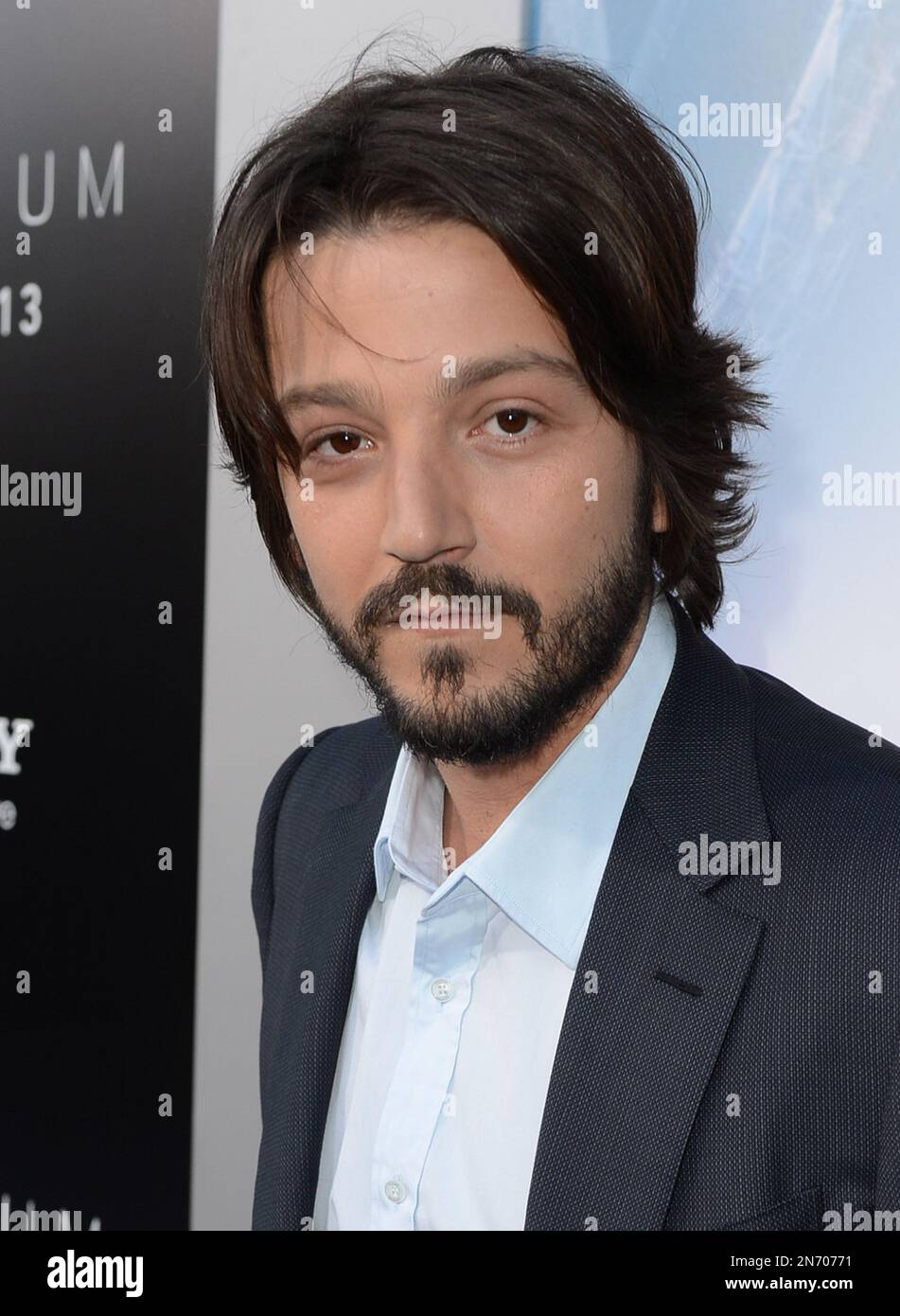 Actor Diego Luna arrives at the world premiere of "Elysium" at the ...