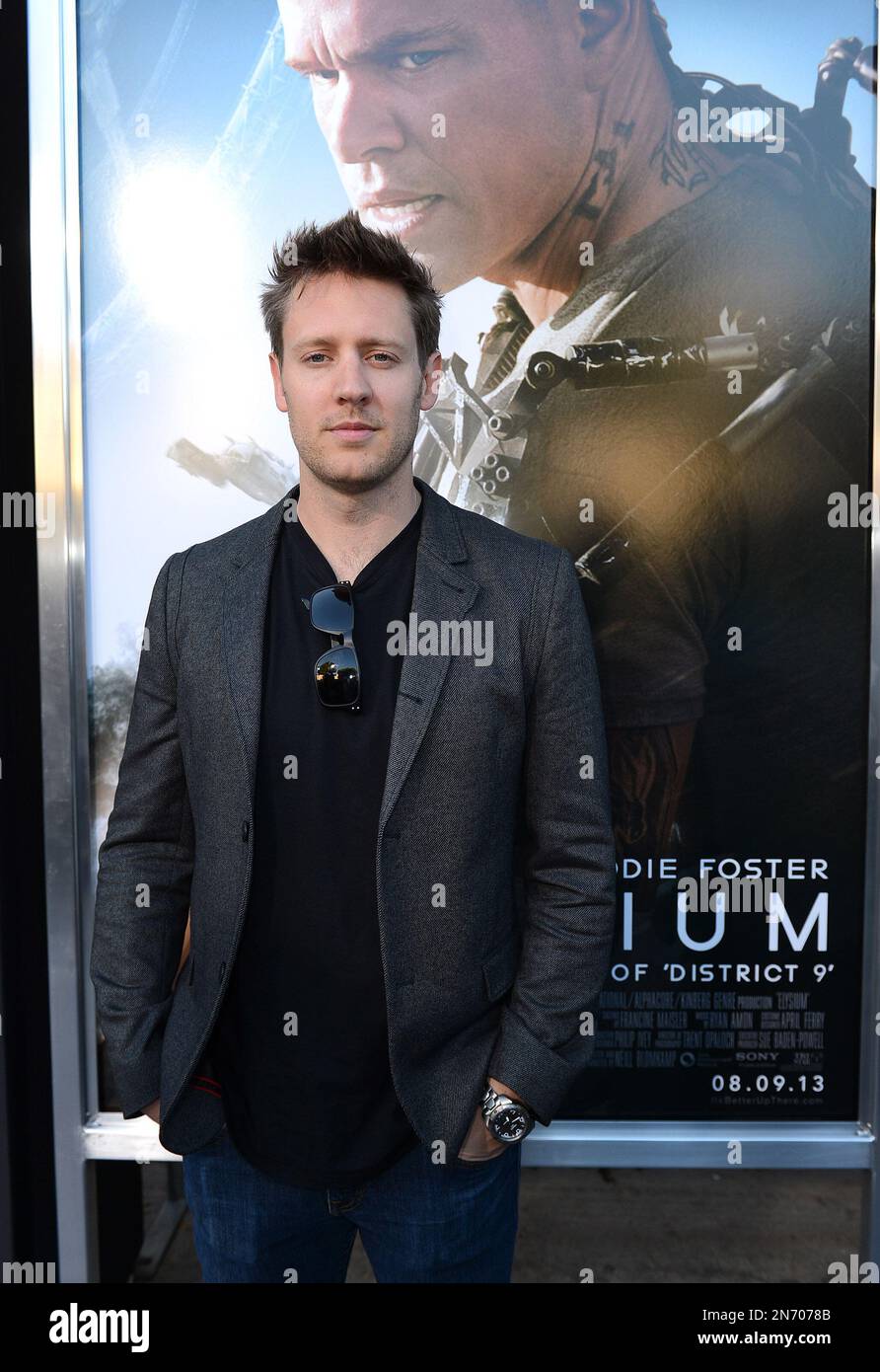 Director/writer Neill Blomkamp arrives at the world premiere of ...