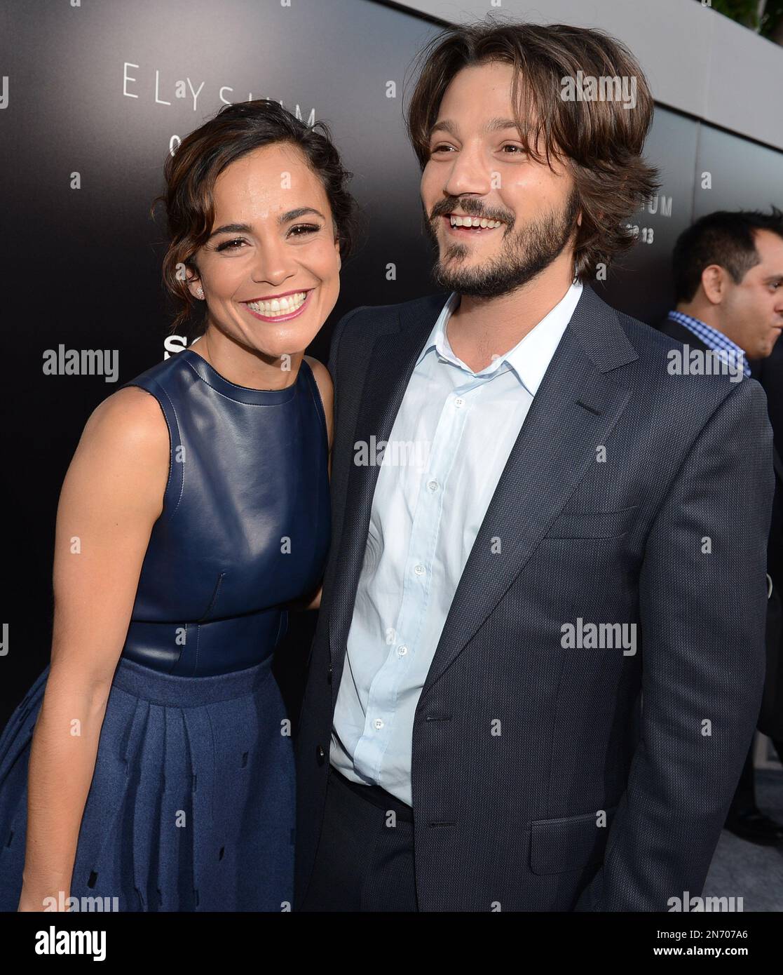 Actors Alice Braga and Diego Luna arrive at the world premiere of ...
