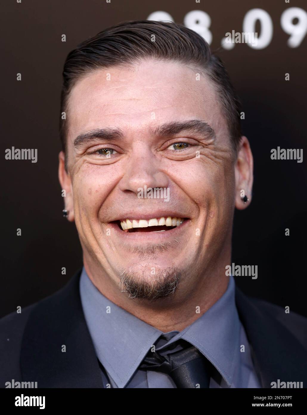 Brandon Auret arrives at the world premiere of "Elysium" at the Regency ...