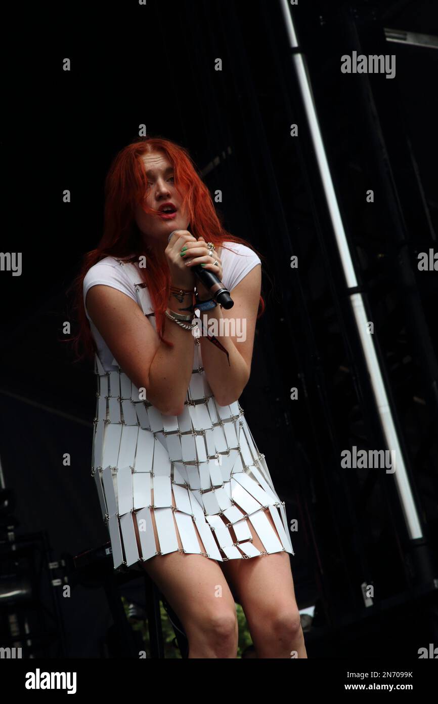 Icona Pop performs on day 1 of the Lollapalooza Festival at Grant Park ...