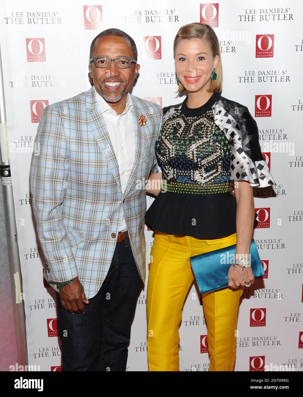 Kevin Liles and wife Erika Liles attend a special screening of "Lee ...