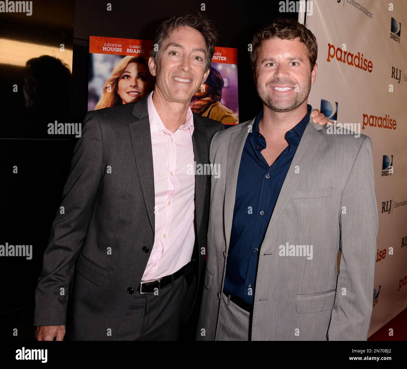 RLJ Entertainment Chief Acquisitions Officer Bill Bromiley, left, and ...