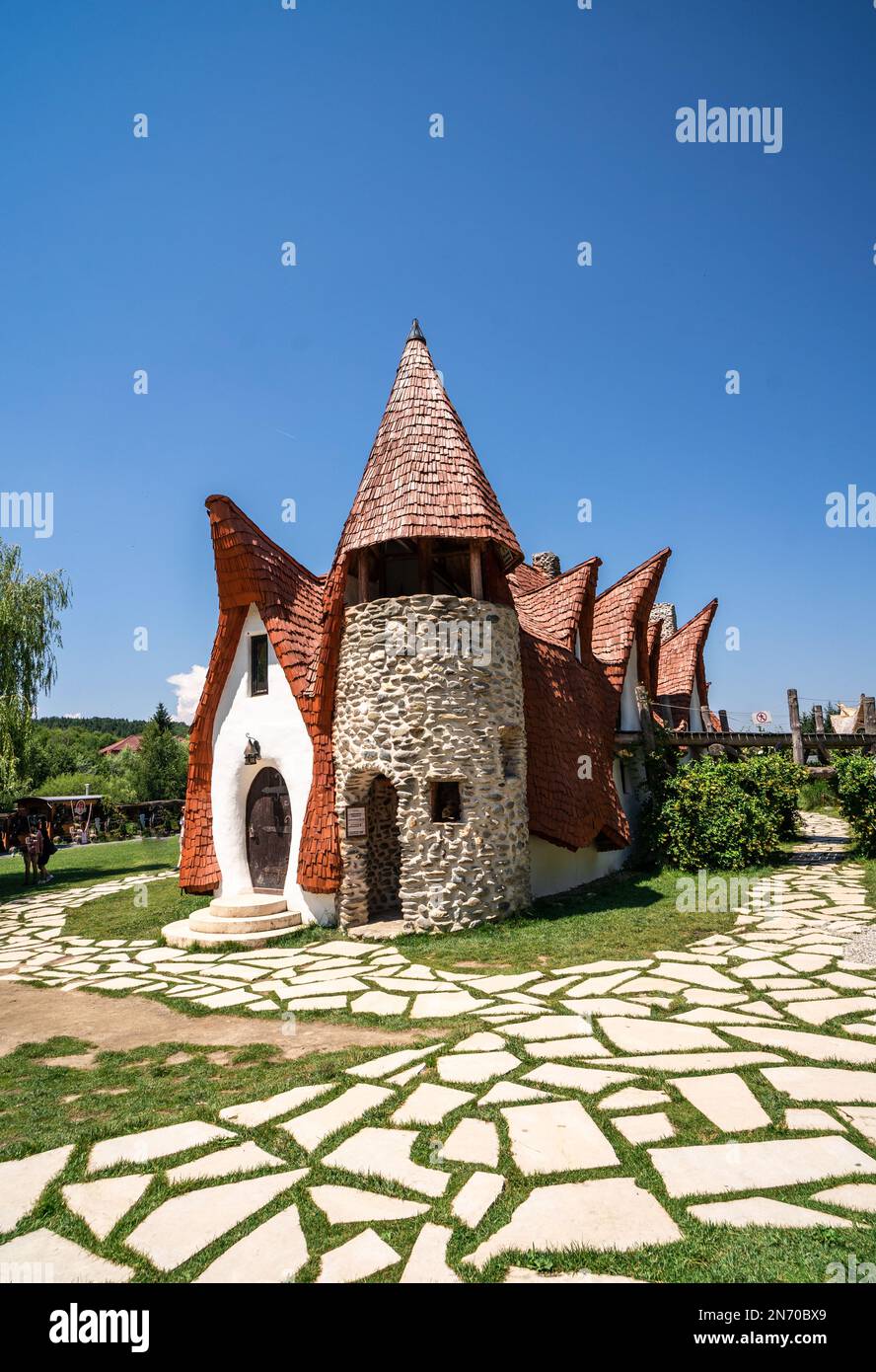 Traditional eco-friendly clay house design Stock Photo - Alamy