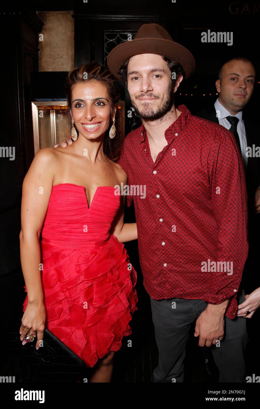 Casa Reale's Alla Yushuva and Adam Brody attend the after party for the ...