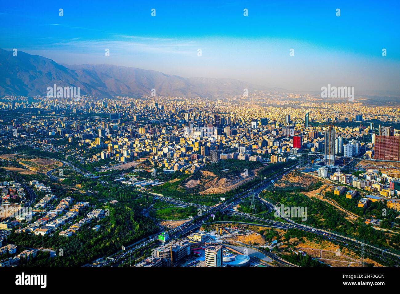 Tehran, iran aerial hi-res stock photography and images - Alamy