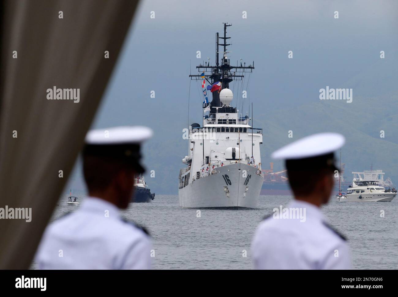 The second warship of the Philippine Navy, the BRP Ramon Alcaraz ...