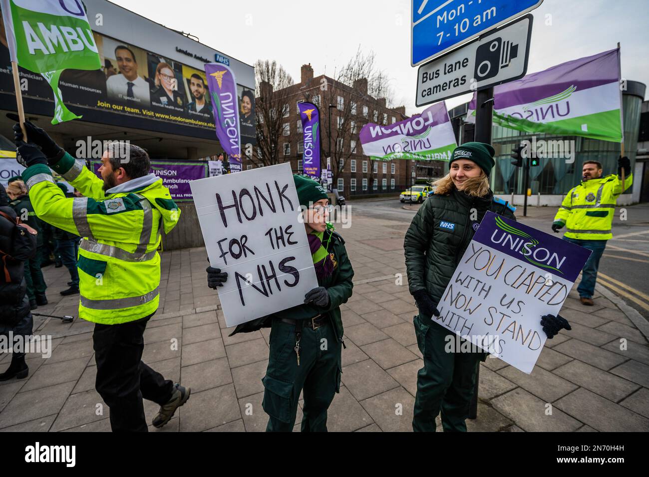 Unison bus hi-res stock photography and images - Alamy