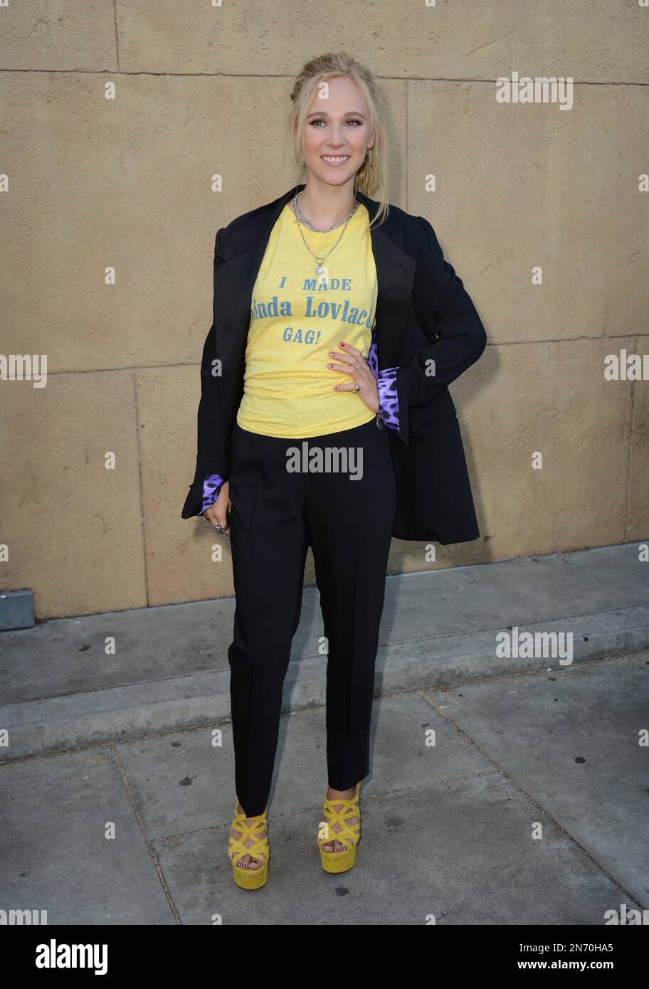 Juno Temple arrives at the Los Angeles premiere of "Lovelace" at the ...