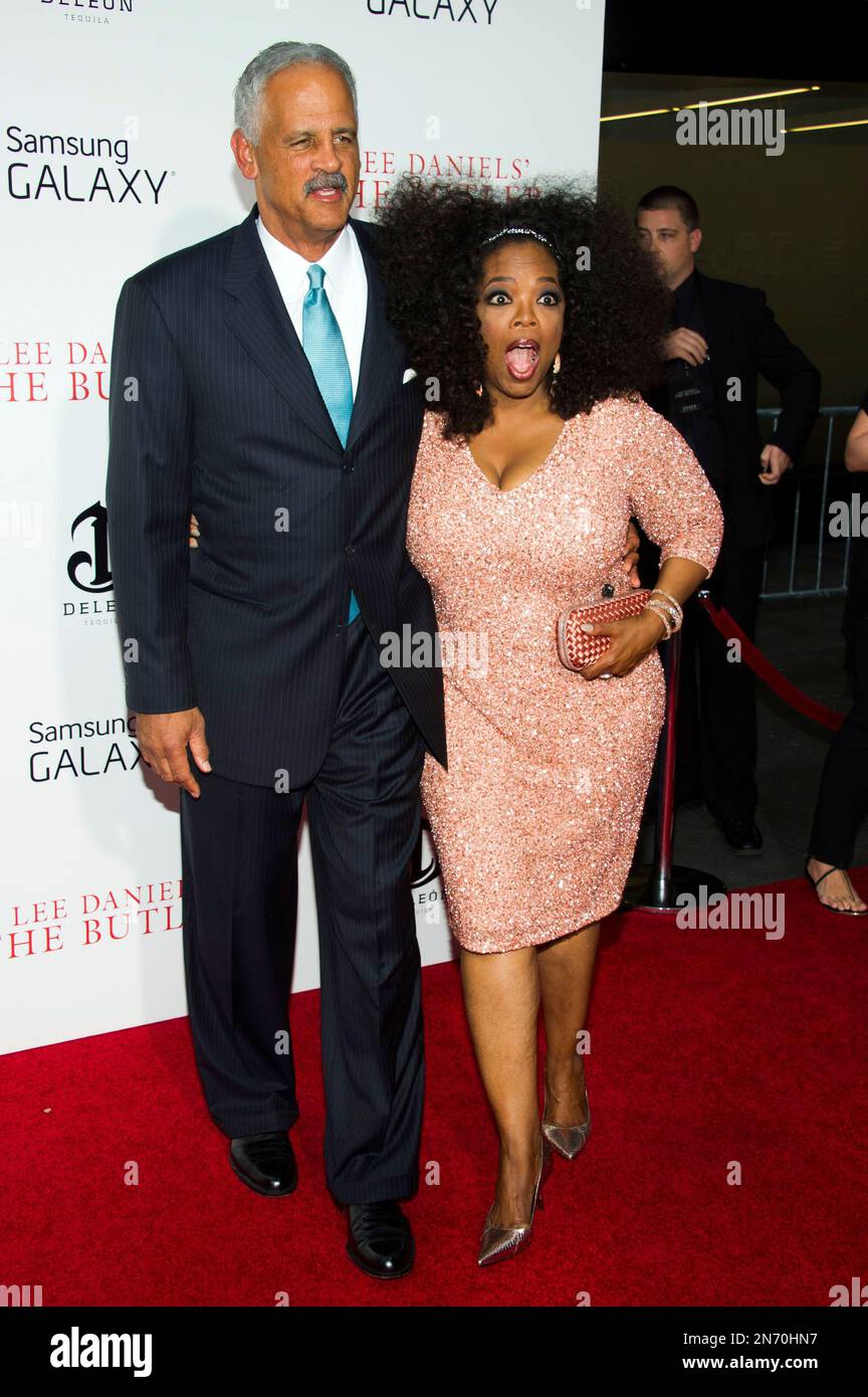 Oprah Winfrey and Stedman Graham attend the premiere of Lee Daniels ...