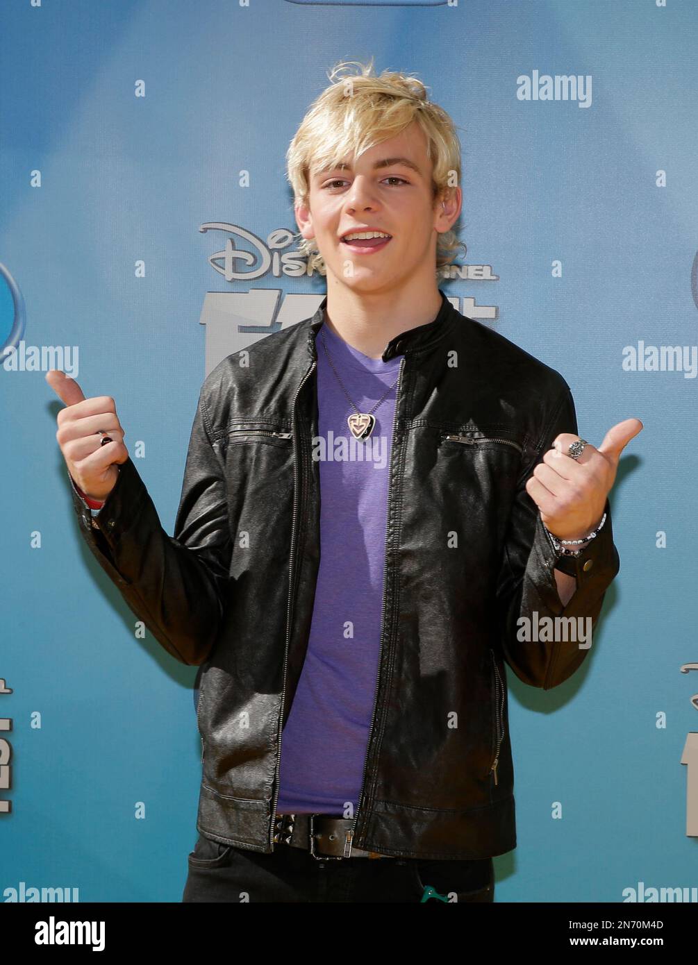 Disney star Ross Lynch poses for a photo while walking on the red ...