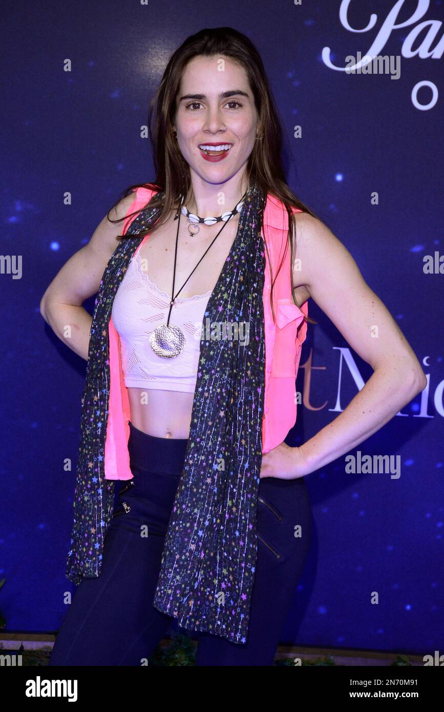 Mexico City, Mexico. 09th Feb, 2023. Daphne Montesinos attends the blue ...