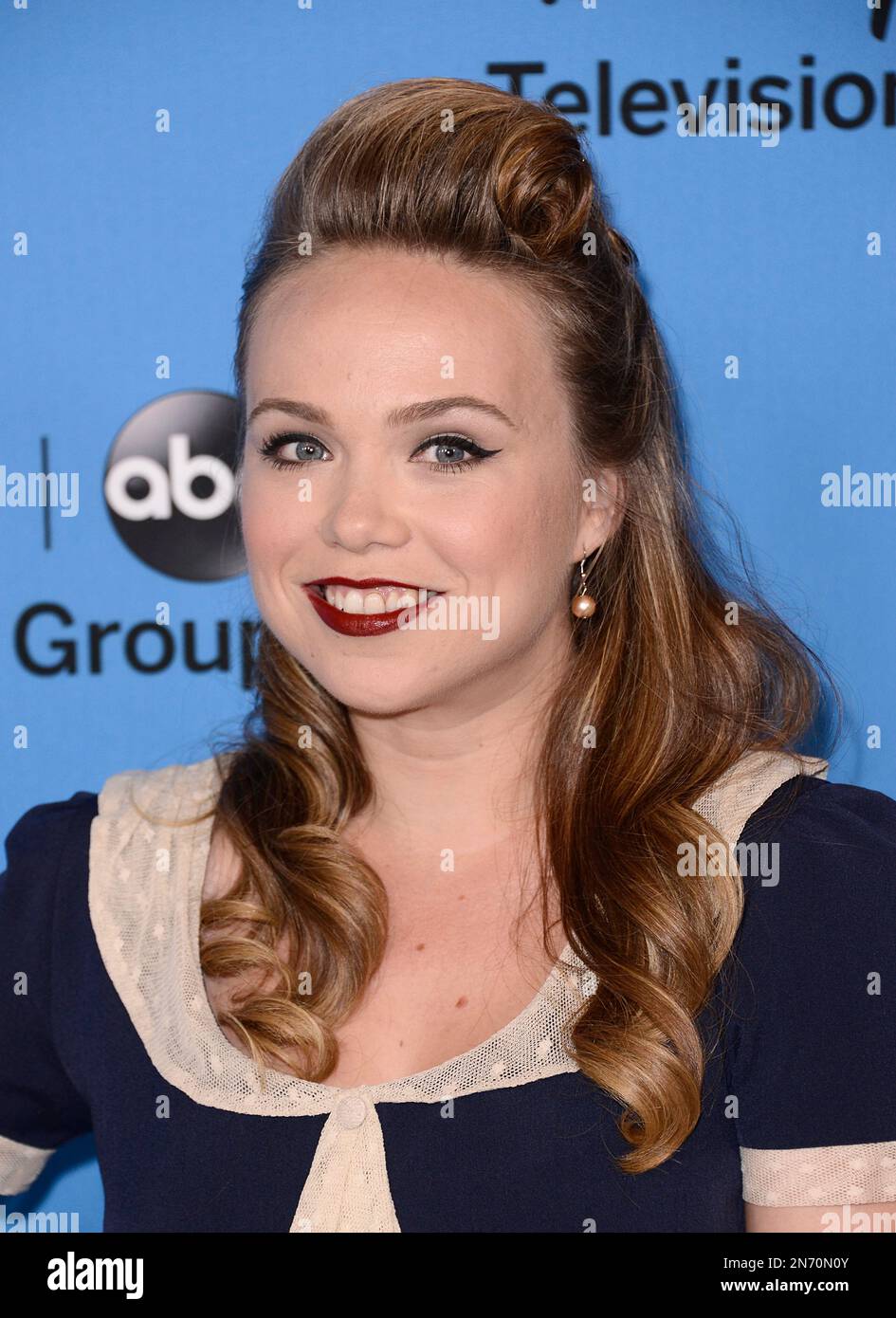 Actress Amanda Fuller arrives at the Disney/ABC 2013 Summer TCA Party ...
