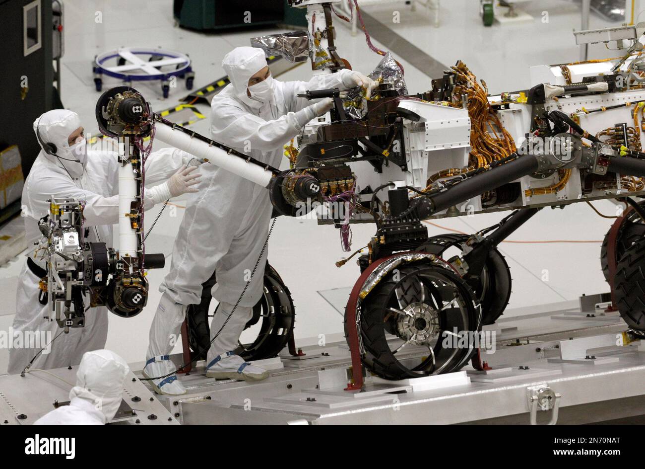 FILE - This Sept. 16, 2010 file photo shows engineers working on the ...