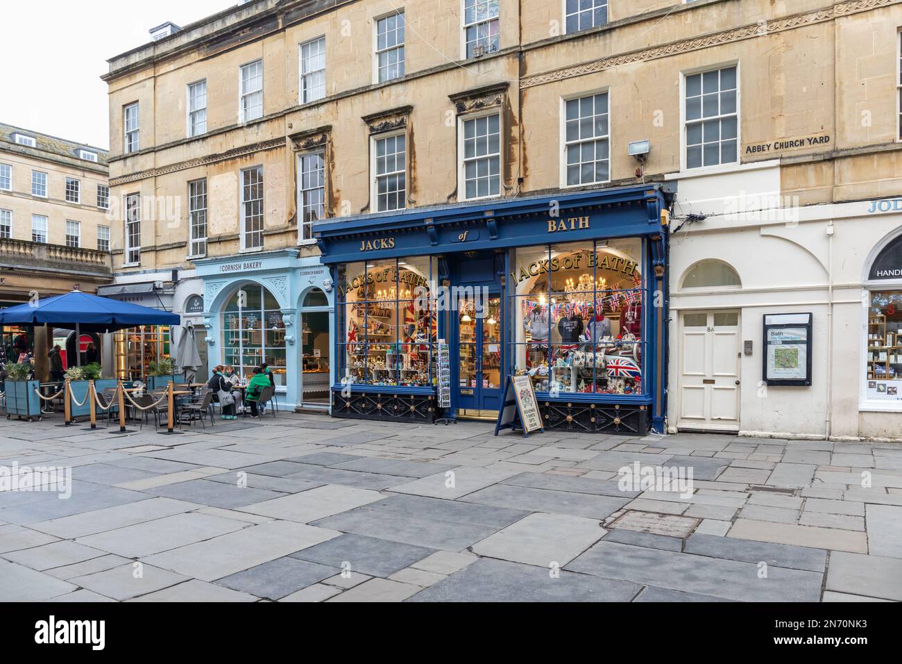 Jacks of Bath and The Cornish Bakery, Abbey Churchyard, City of Bath ...