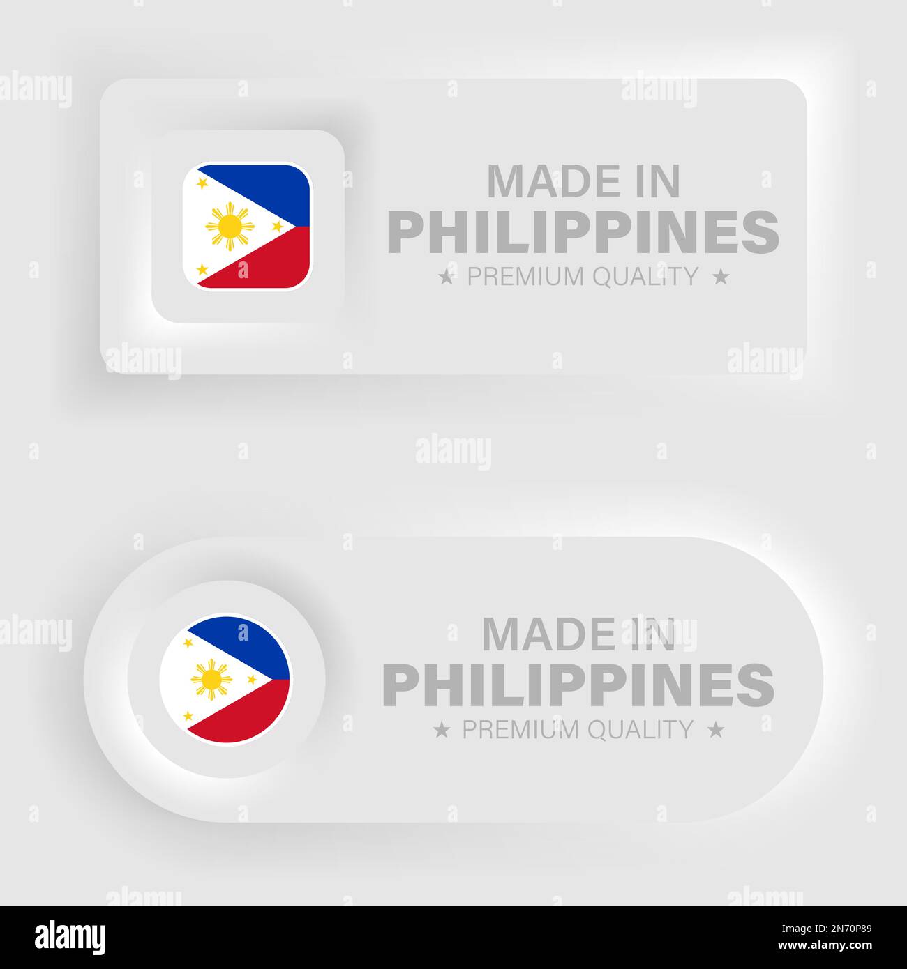 Made in philippines label hi-res stock photography and images - Alamy