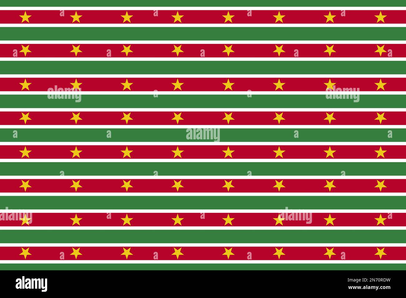 Geometric pattern in the colors of the national flag of Suriname. The ...