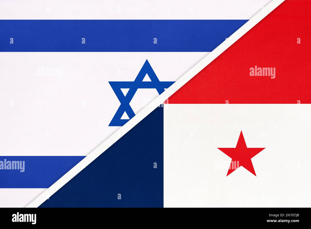 Israel and Panama, symbol of country. Israeli vs Panamanian national ...