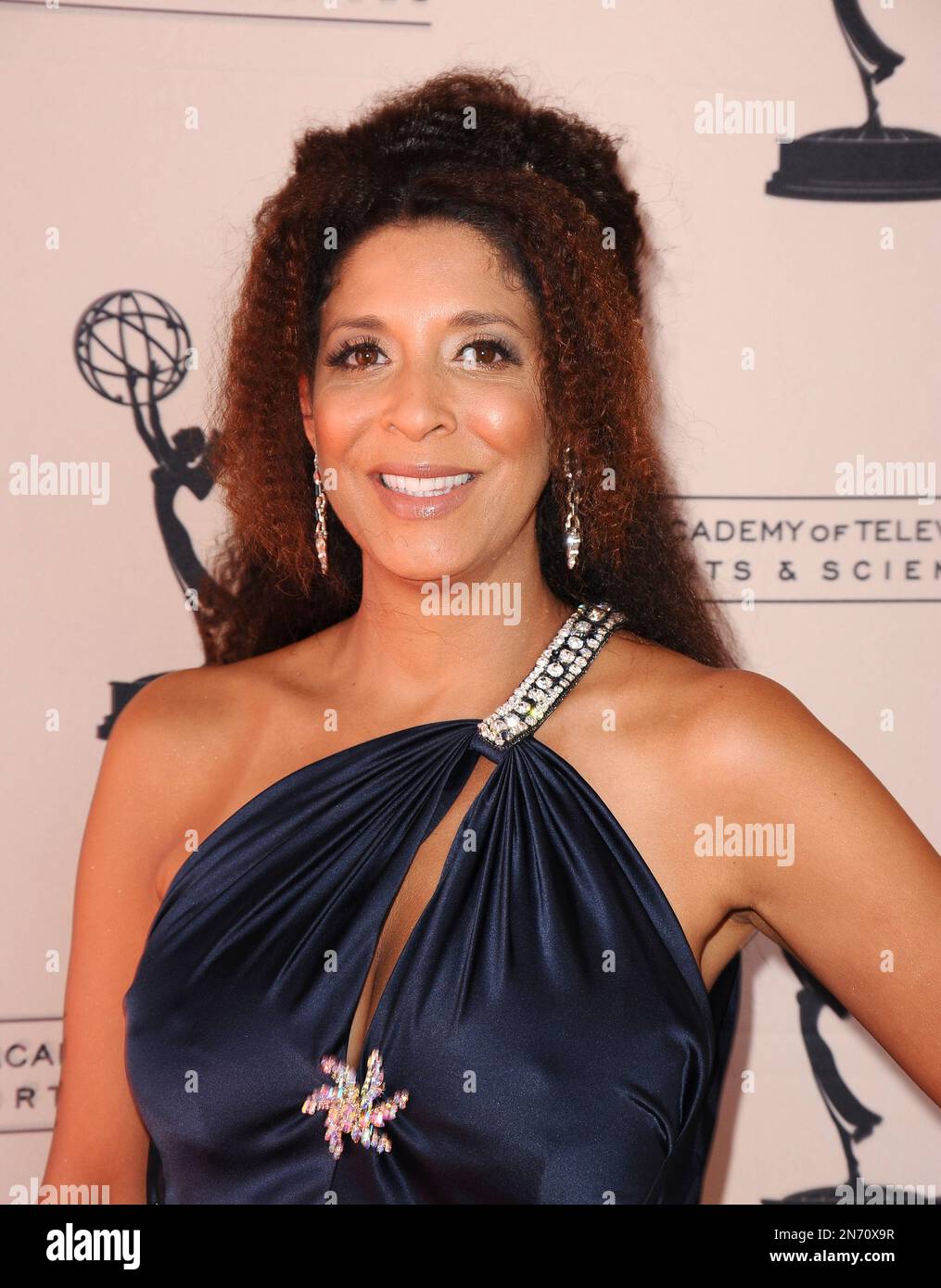 Christine Devine, of KTTV-KCOP and The Good News Foundation, arrives at ...