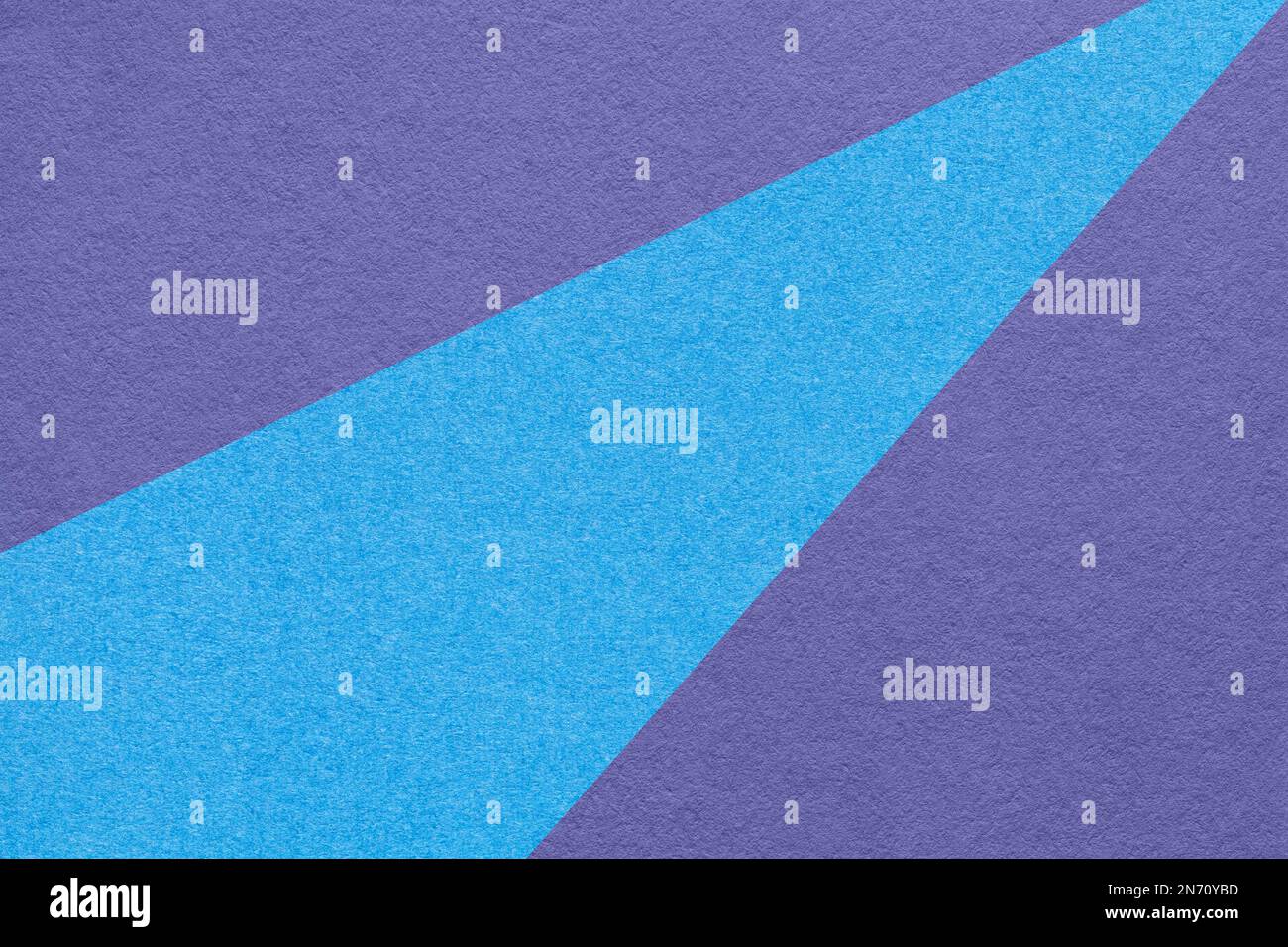 Texture of old craft violet and blue color paper background, macro ...