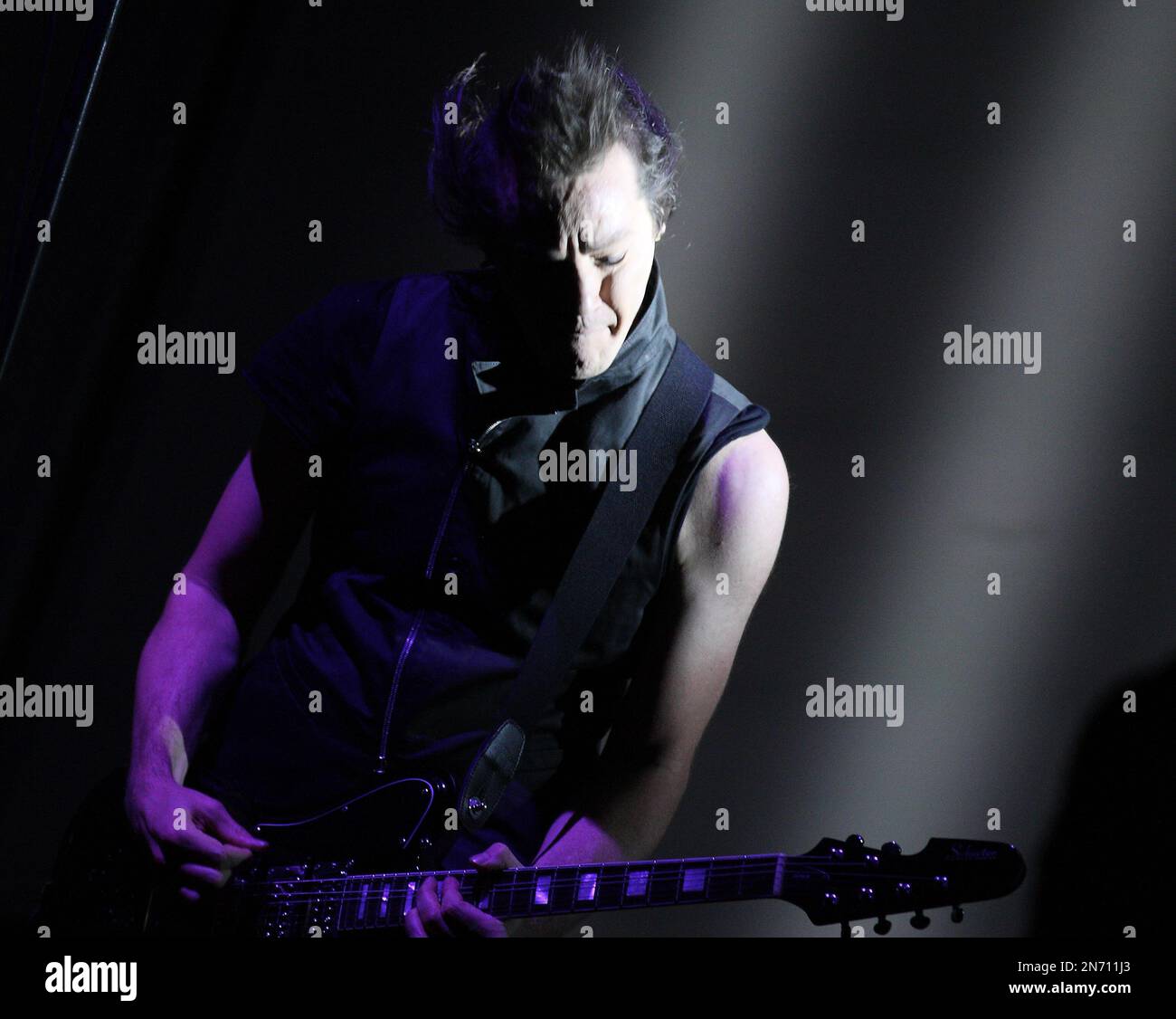 Robin Finck of the rock group Nine Inch Nails performs on day 1 of ...