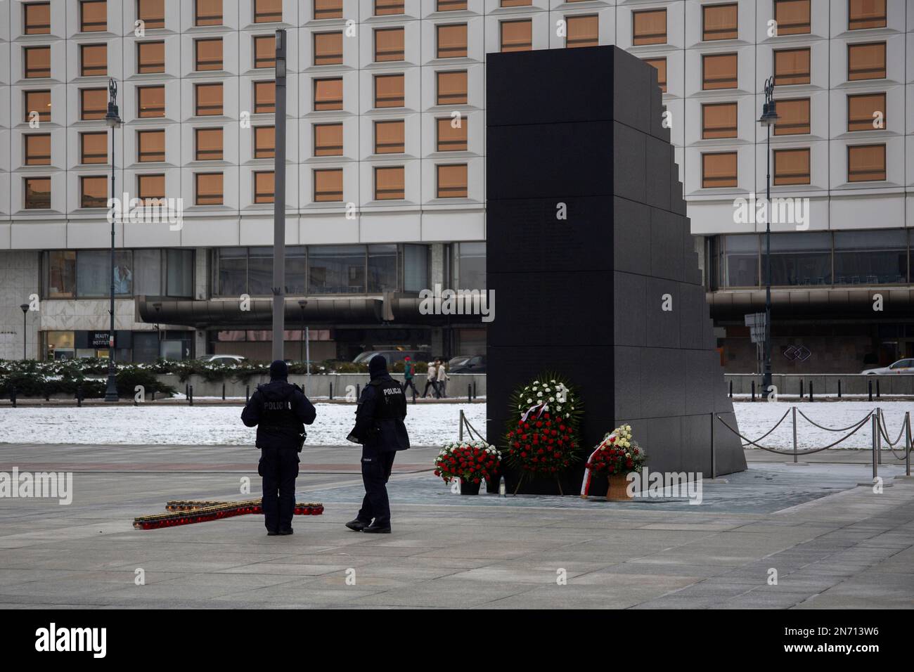 Smoleńsk Air Disaster Monument in Piłsudski Square, previously Victory ...