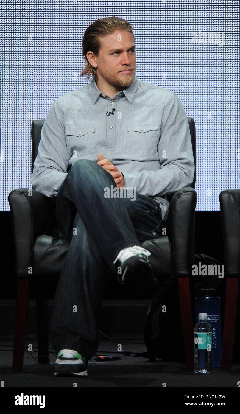 Actor Charlie Hunnam participates in the "Sons of Anarchy" panel at the ...