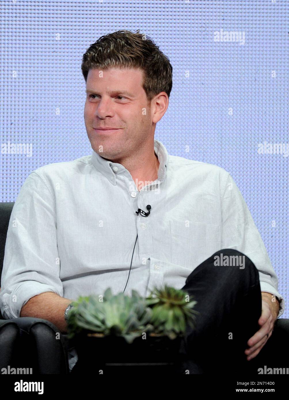 Actor Stephen Rannazzisi participates in "The League" panel at the FX ...