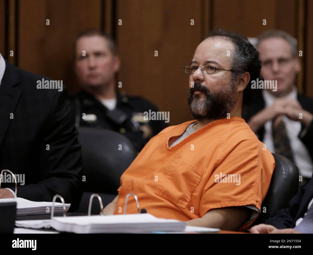 Ariel Castro sits in the courtroom during the sentencing phase Thursday ...