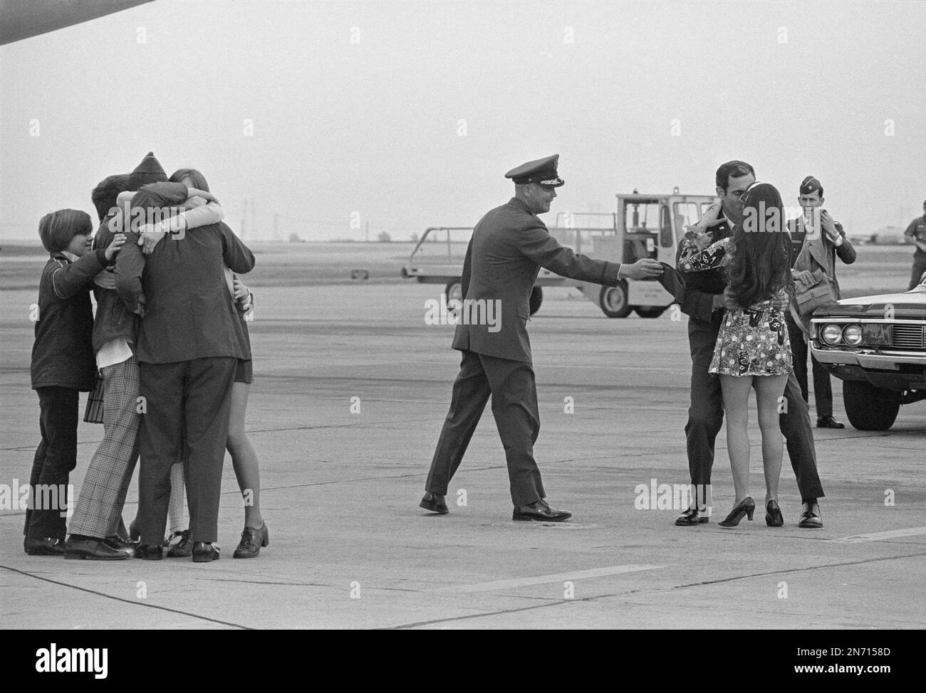 Brig. Gen. Ralph Saunders, 60th MAC Wing Commander, returns the fallen ...