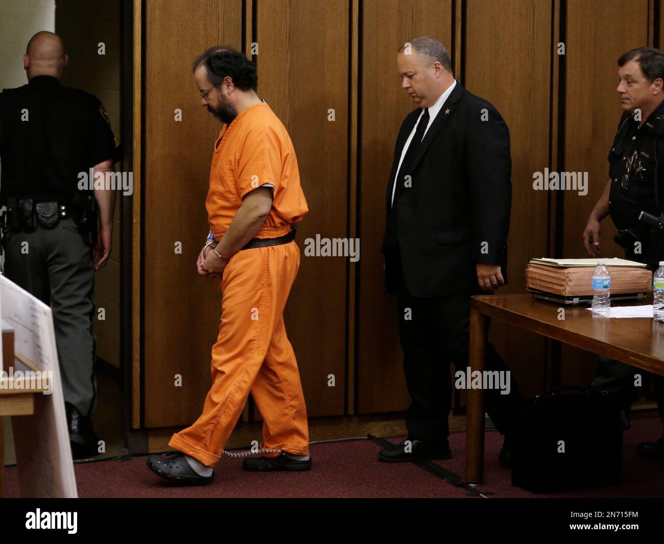 Ariel Castro leaves the courtroom after the sentencing phase Thursday ...