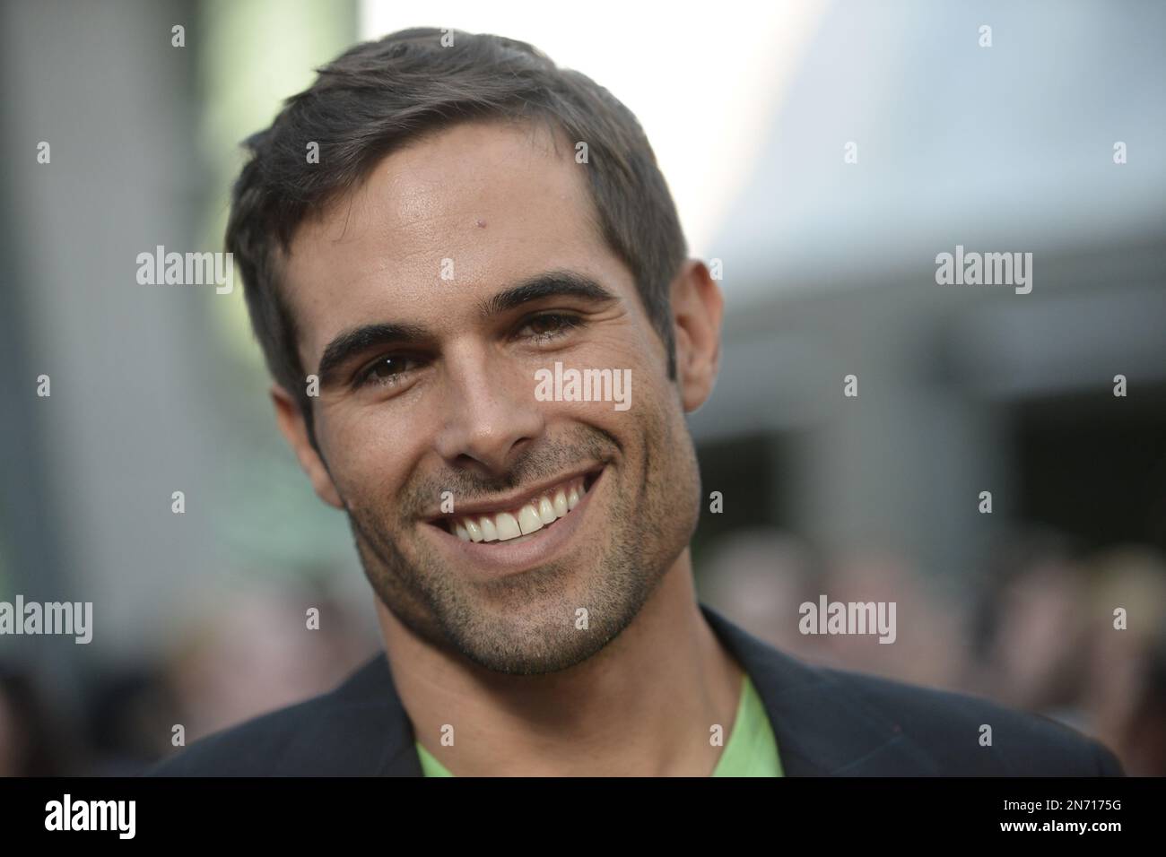 Christopher Wolfe arrives at a special screening for "I Give It A Year ...