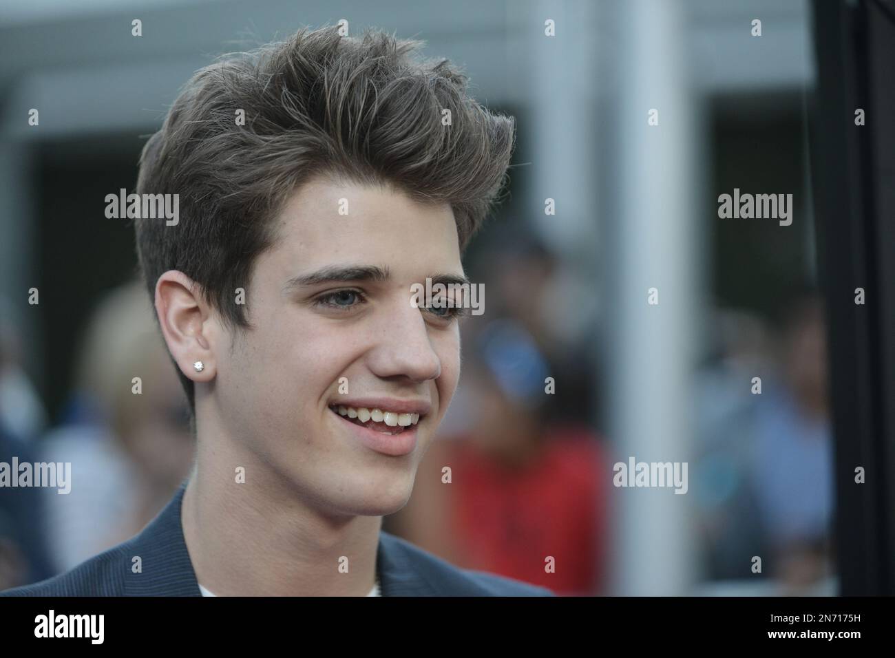 Brandon Tyler Russell arrives at a special screening for "I Give It A ...