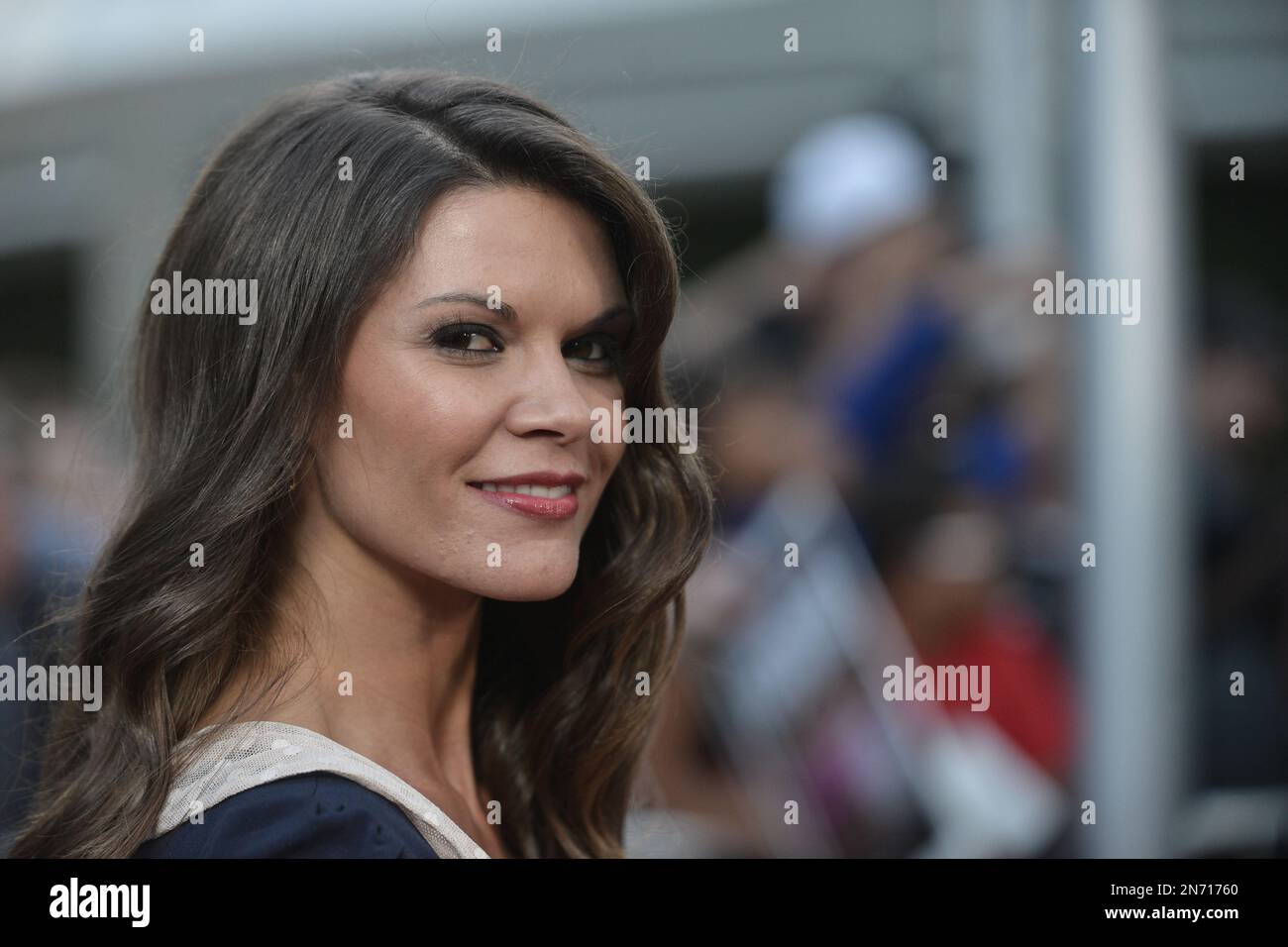 Danielle Vasinova arrives at a special screening for "I Give It A Year ...