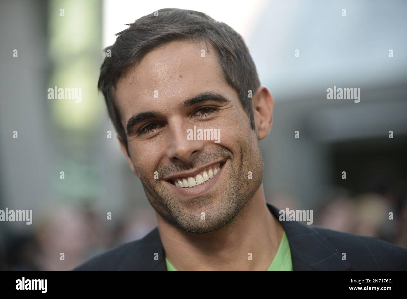 Christopher Wolfe arrives at a special screening for "I Give It A Year ...