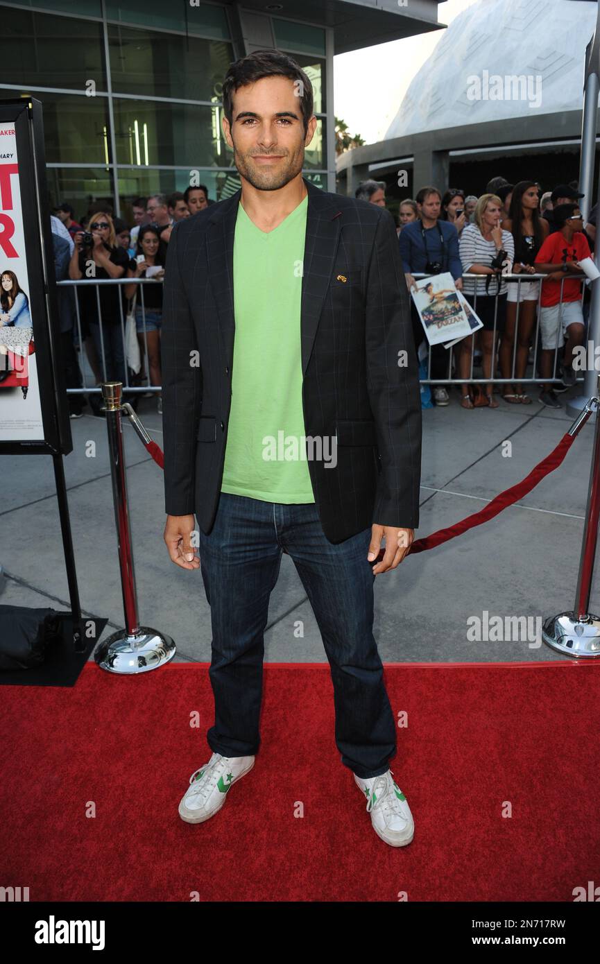 Christopher Wolfe arrives at a special screening for "I Give It A Year ...