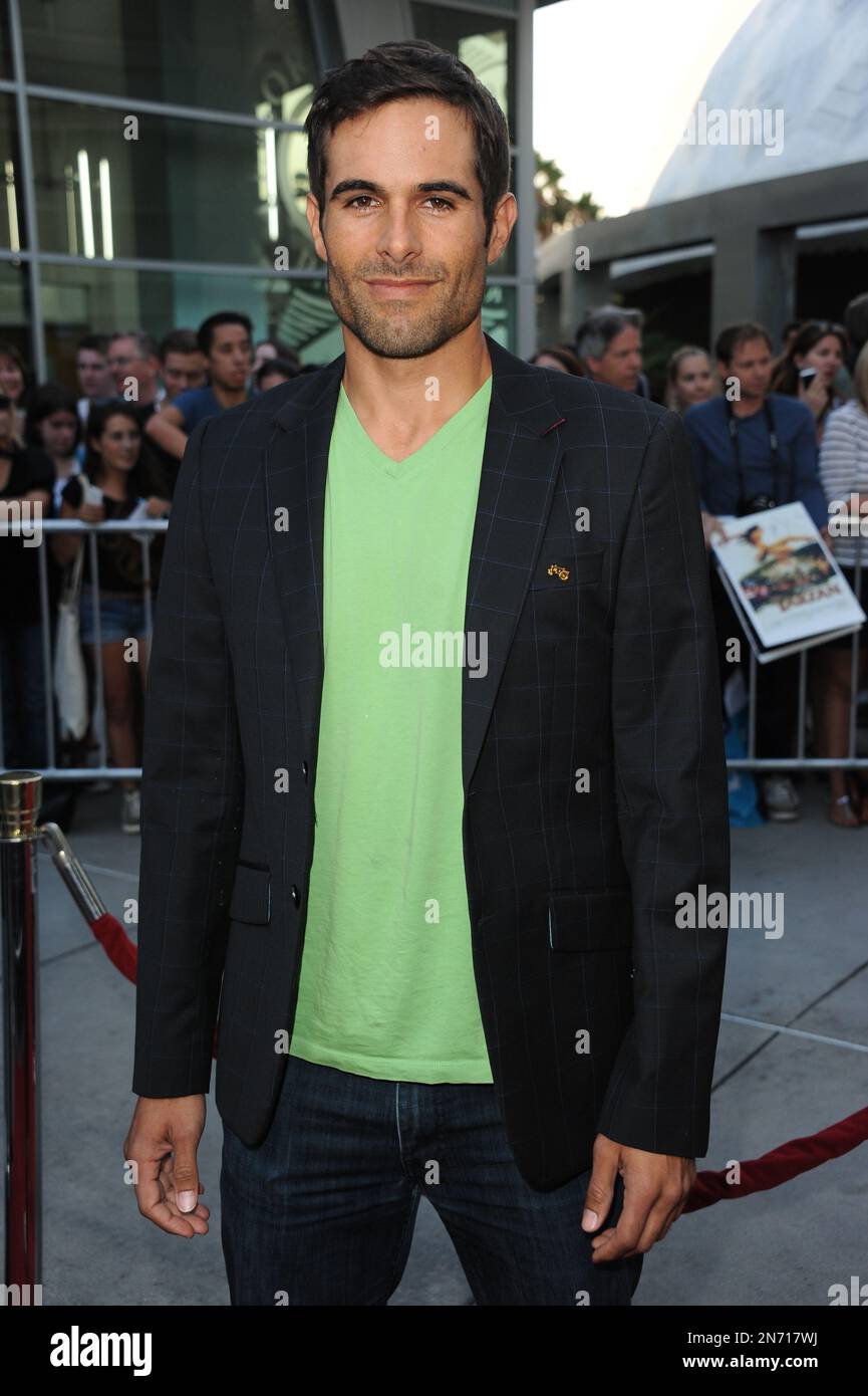 Christopher Wolfe arrives at a special screening for "I Give It A Year ...