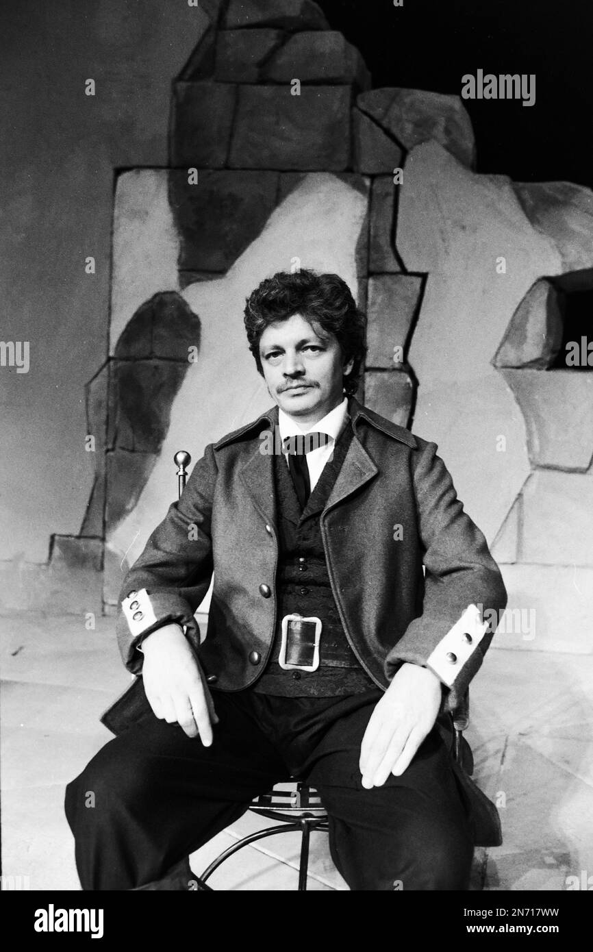 French actor Bruno Devoldere, Portrait session ahead of the creation of ...