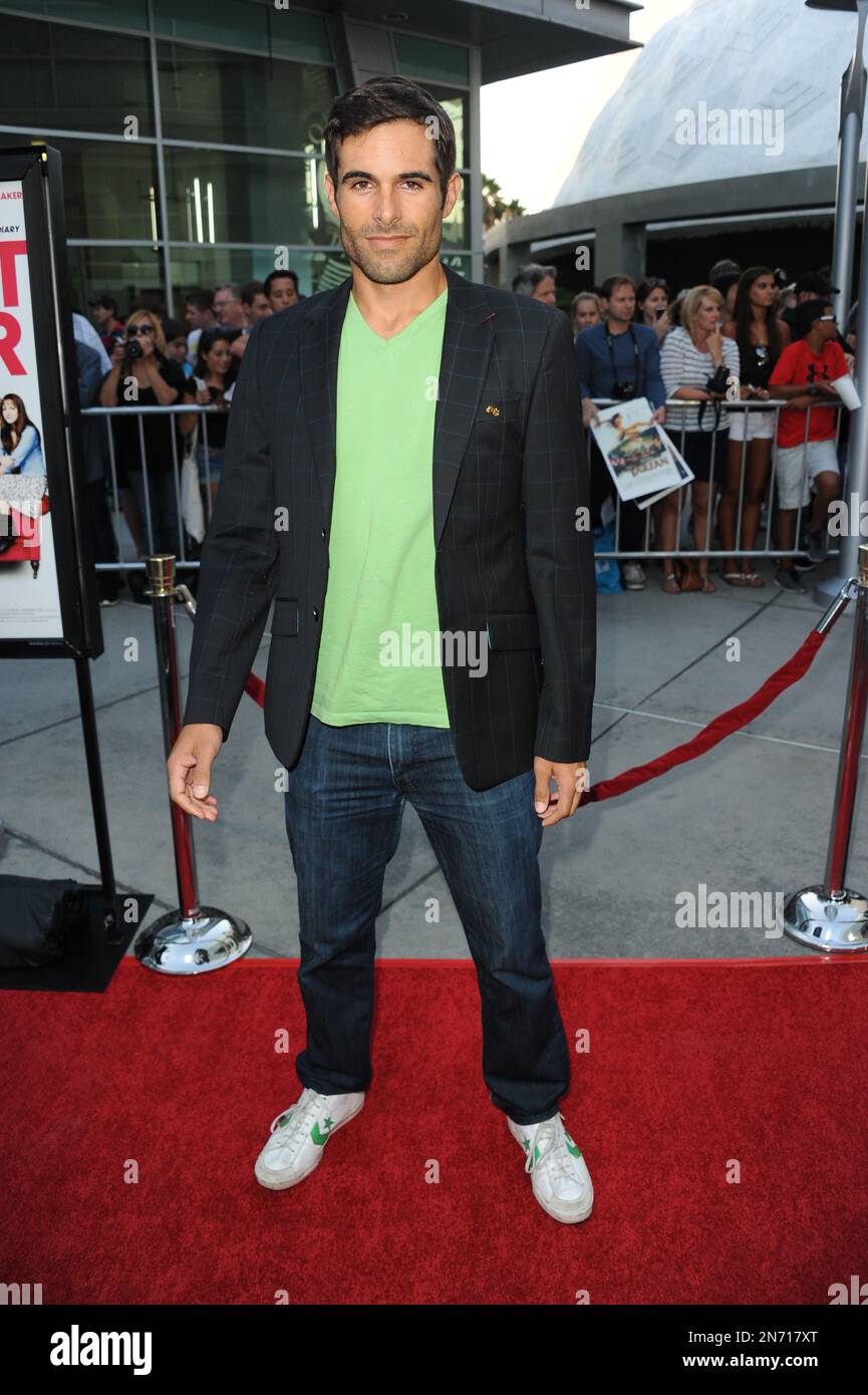 Christopher Wolfe arrives at a special screening for "I Give It A Year ...