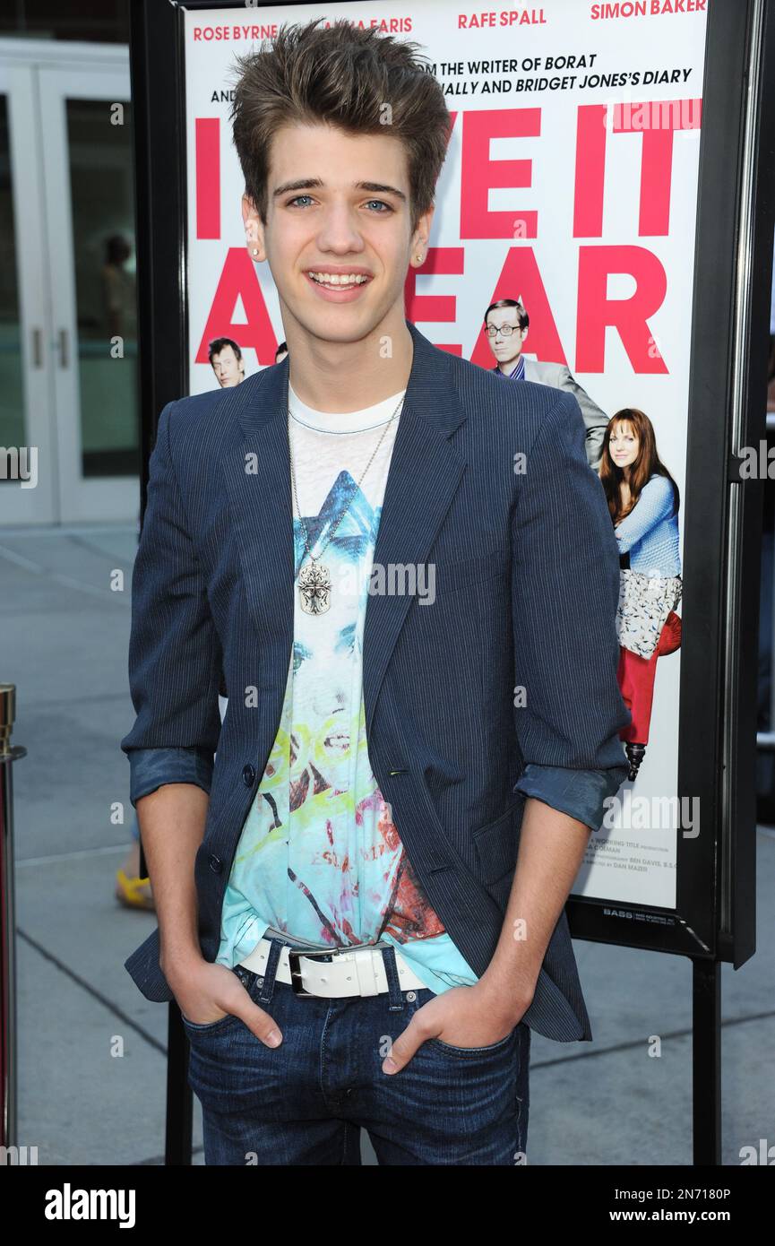 Brandon Tyler Russell arrives at a special screening for "I Give It A ...