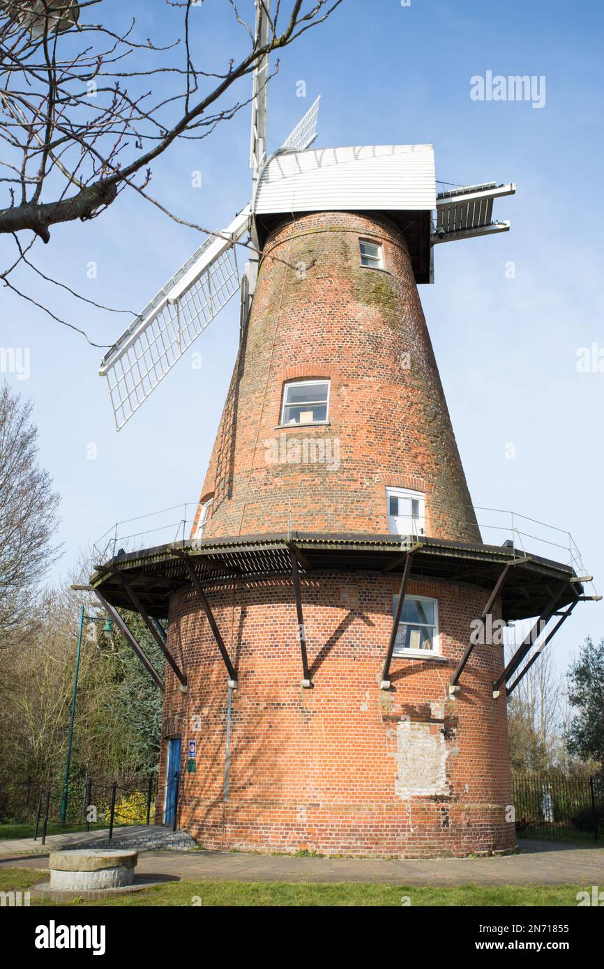 Rayleigh Heritage Trail - View of Rayleigh Windmill, Essex, Britain ...