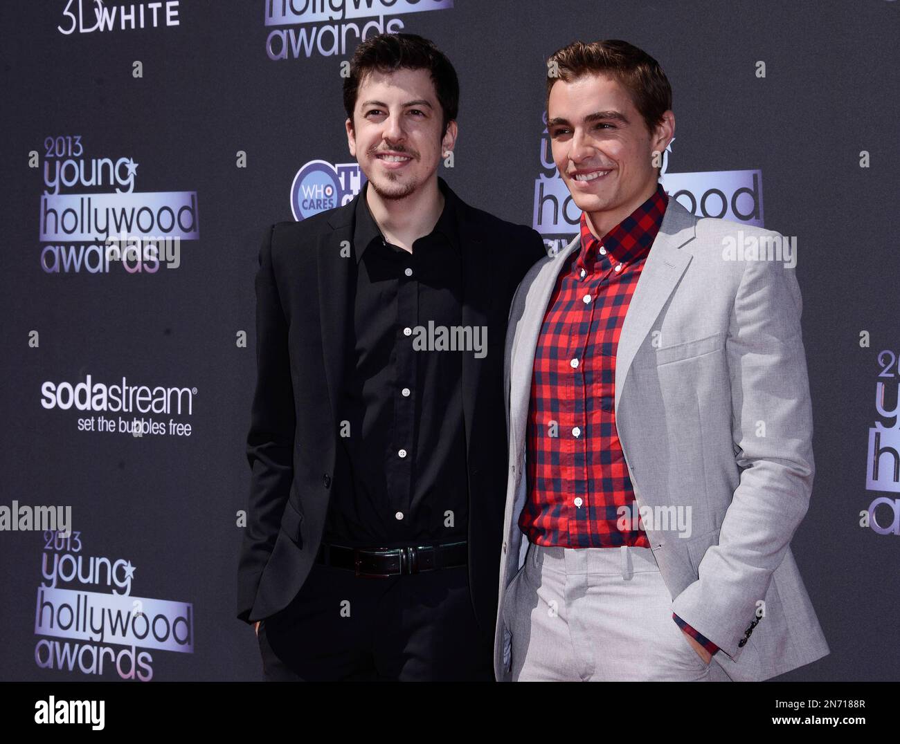 Actor Dave Franco, left, and actor Christopher Mintz-Plasse arrive at ...