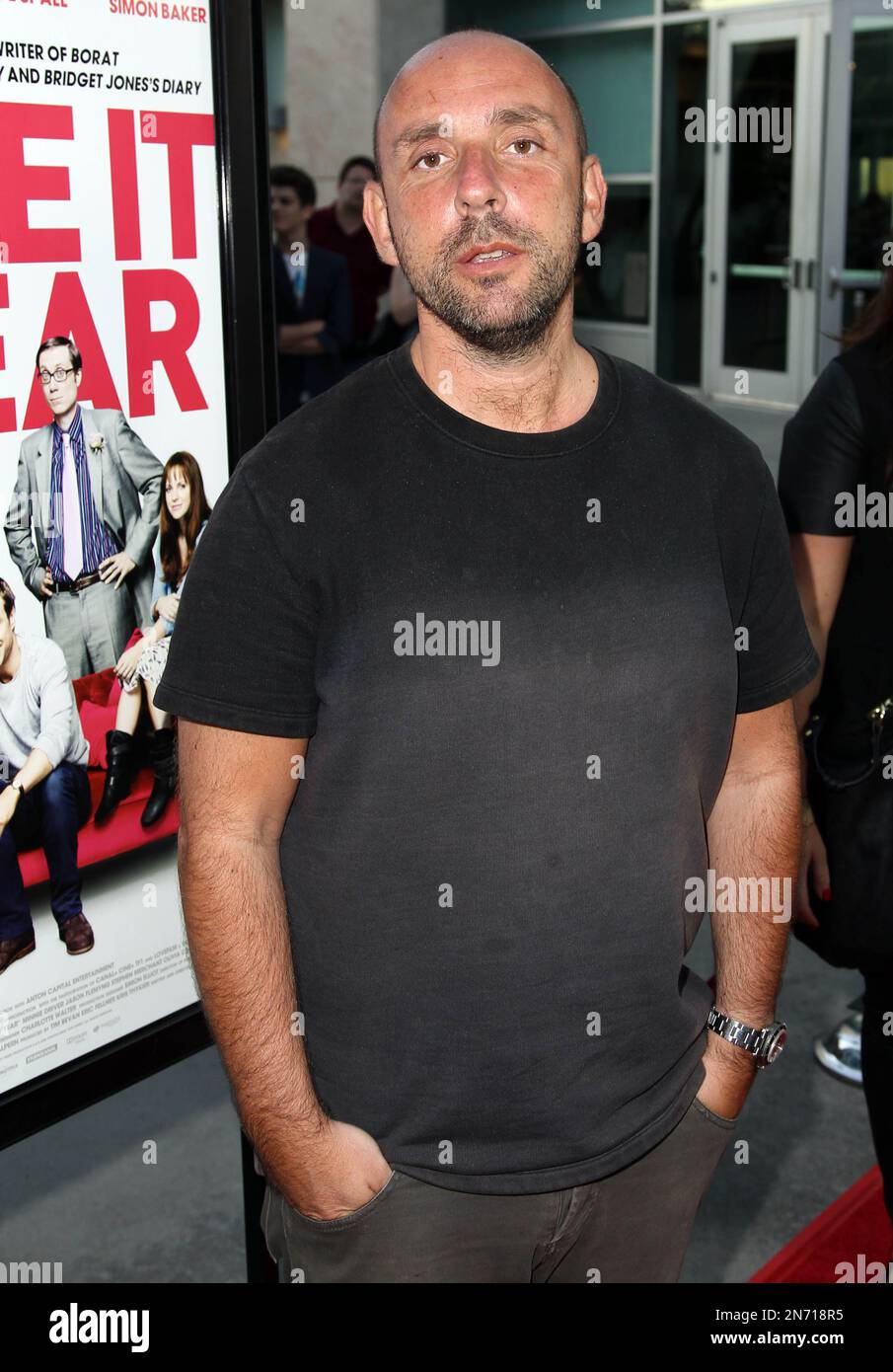 Dan Mazer arrives on the red carpet at a special screening for "I Give ...