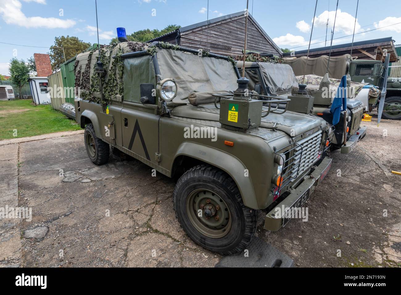 The South Yorkshire Aircraft Museum at RAF Doncaster site Land Rover ...